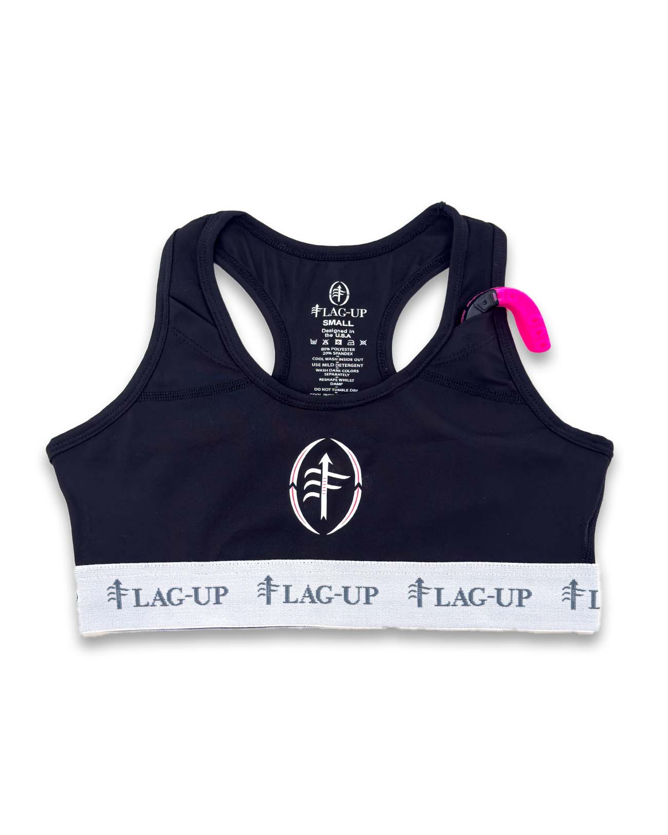 Women's Flag Football Sports Bra With Pocket | Flag-Up